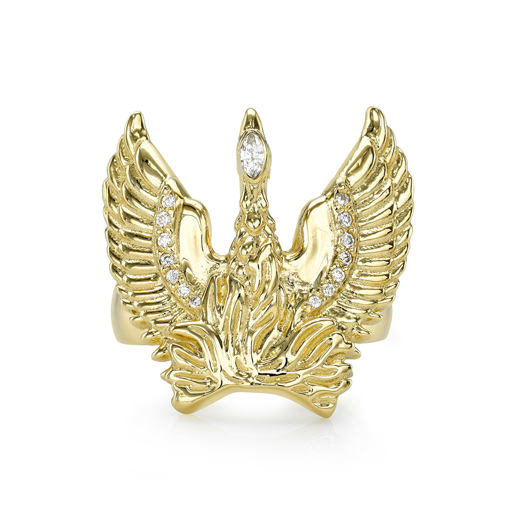 Diamond Baby Phoenix Ring – The Vault Nantucket