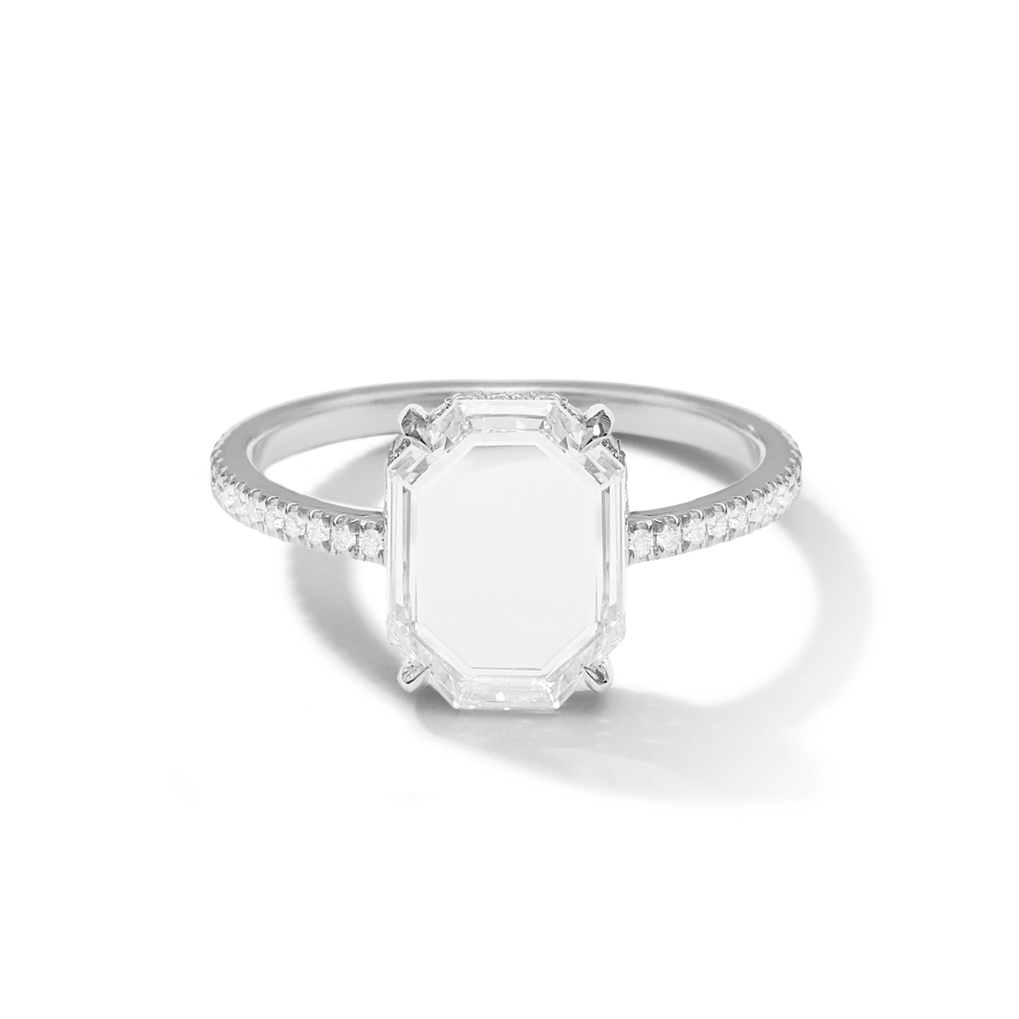 Platinum Eclat x Portrait Cut Diamond in Platinum – The Vault Nantucket