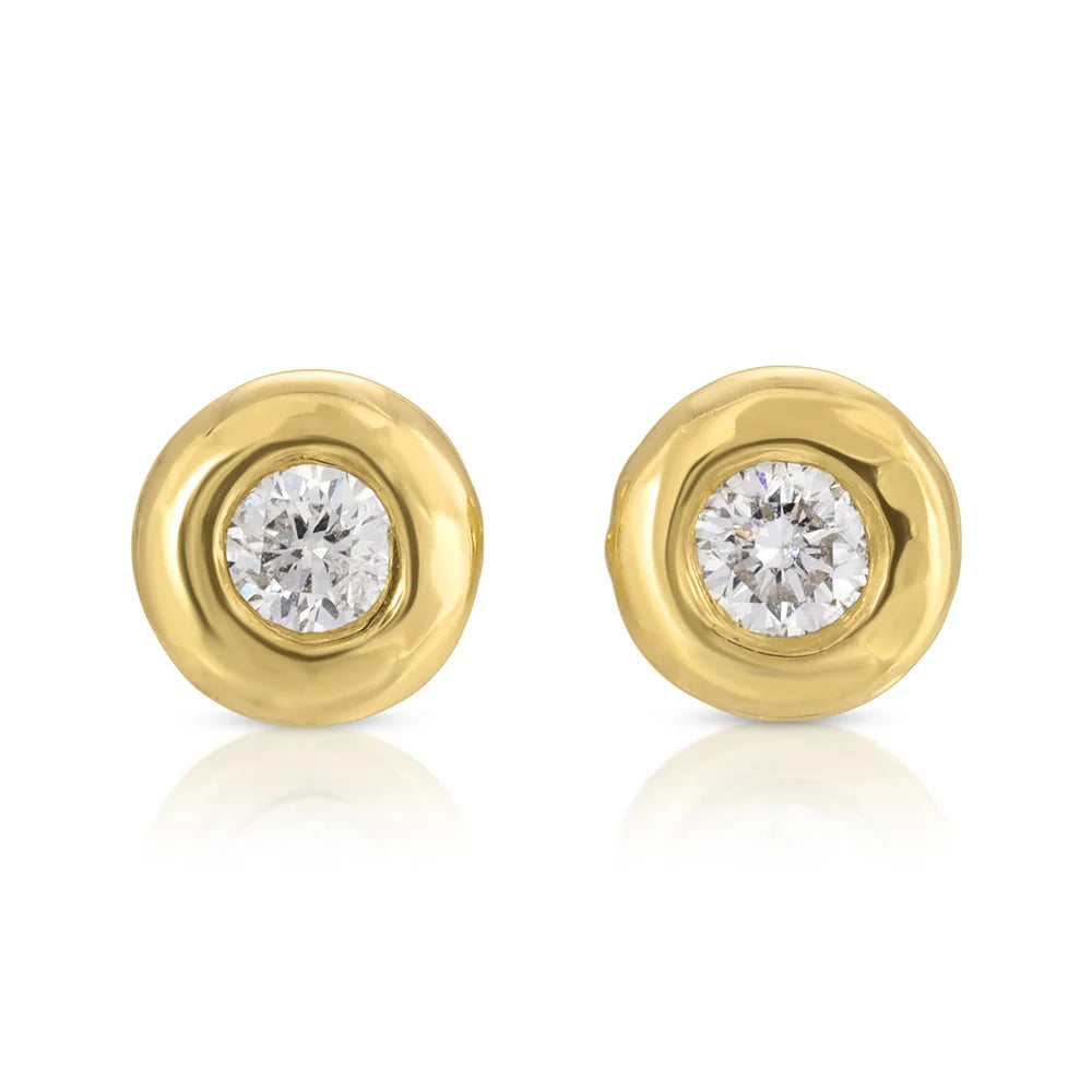 Nesting Gem Studs - Diamond – The Vault Nantucket