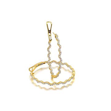 Rio Diamond Inside Outside Hoop Earrings – The Vault Nantucket