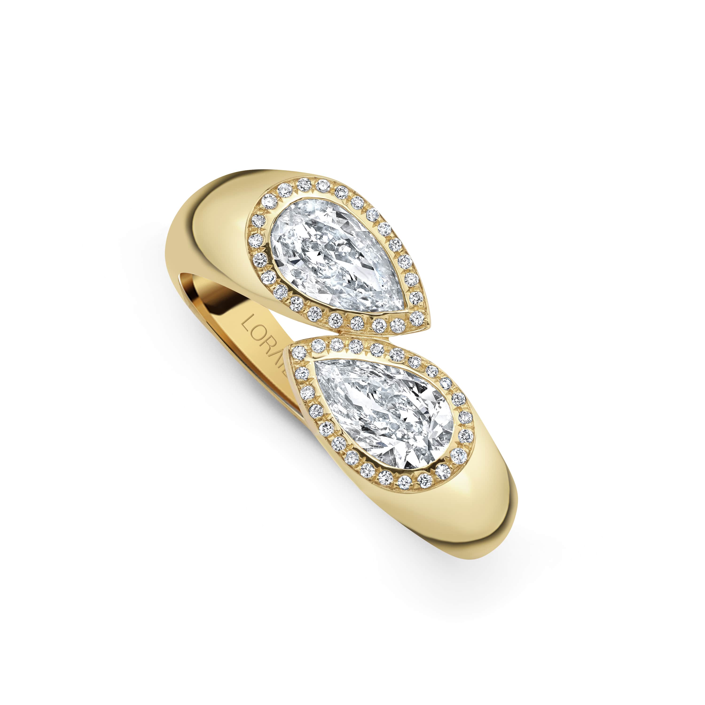 Twin Pear Ring – The Vault Nantucket