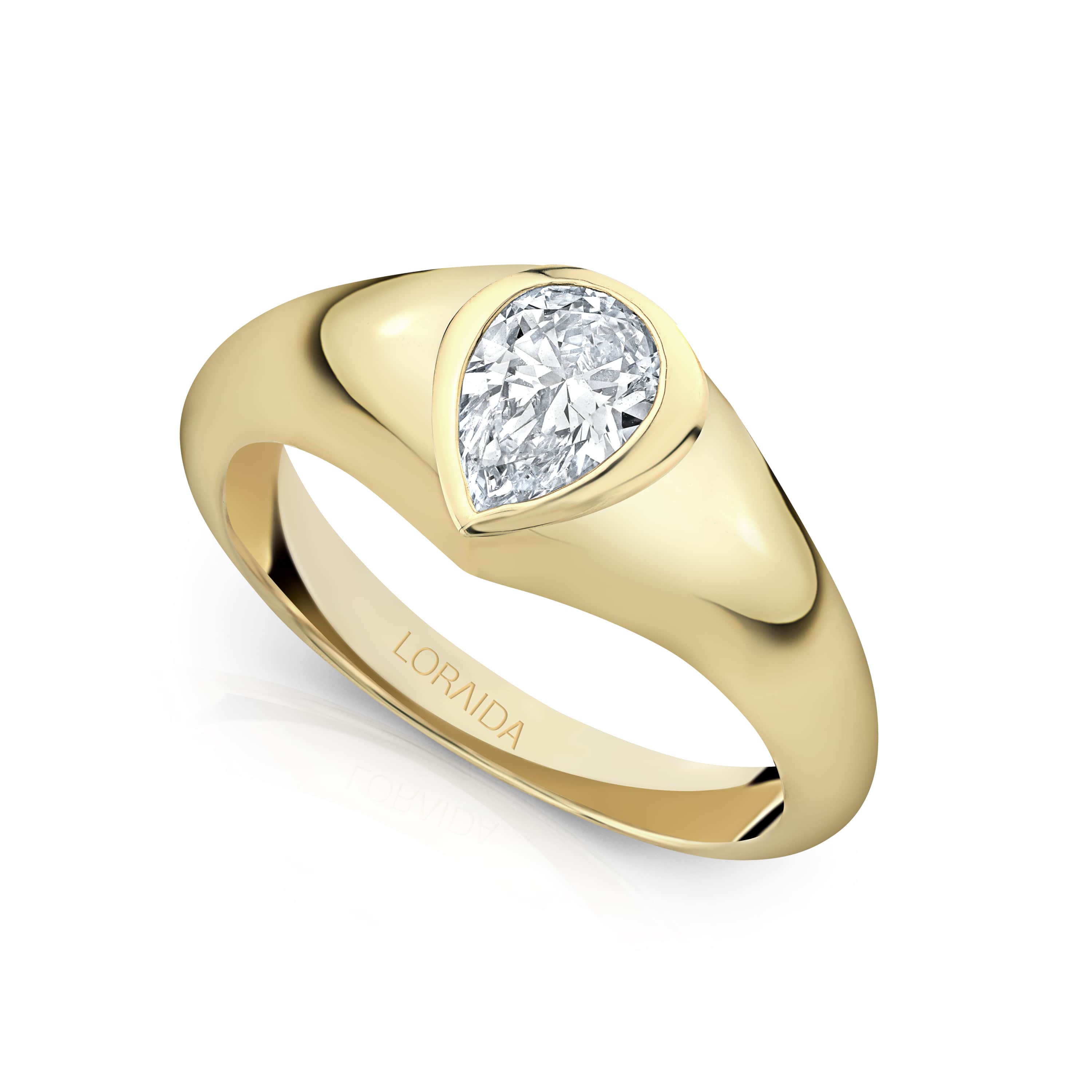 Vortex Pear Signet Ring – The Vault Nantucket