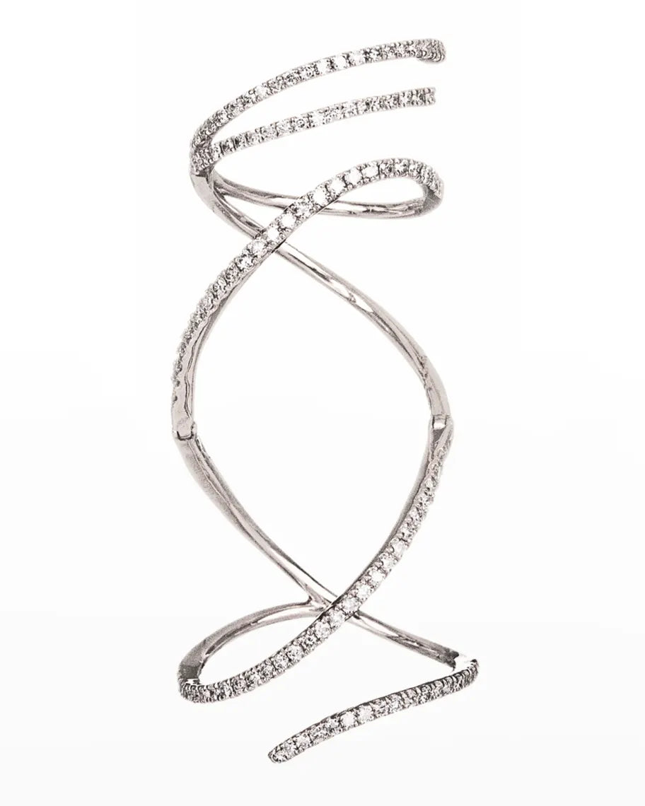 Diamond Mega Swirl Ring, White Gold – The Vault Nantucket